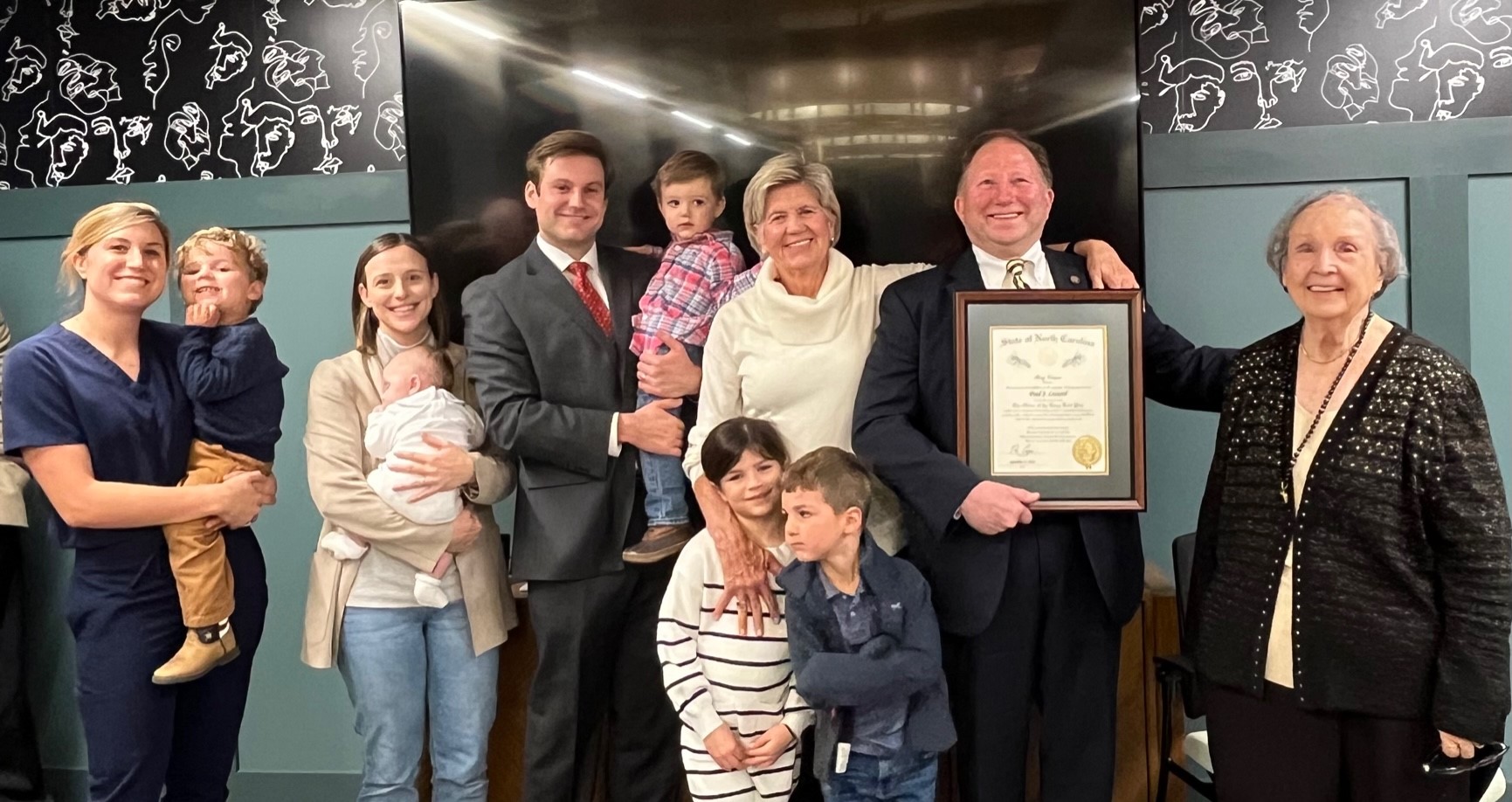 Governor Cooper Awards Paul Lessard the Order of the Long Leaf Pine for ...